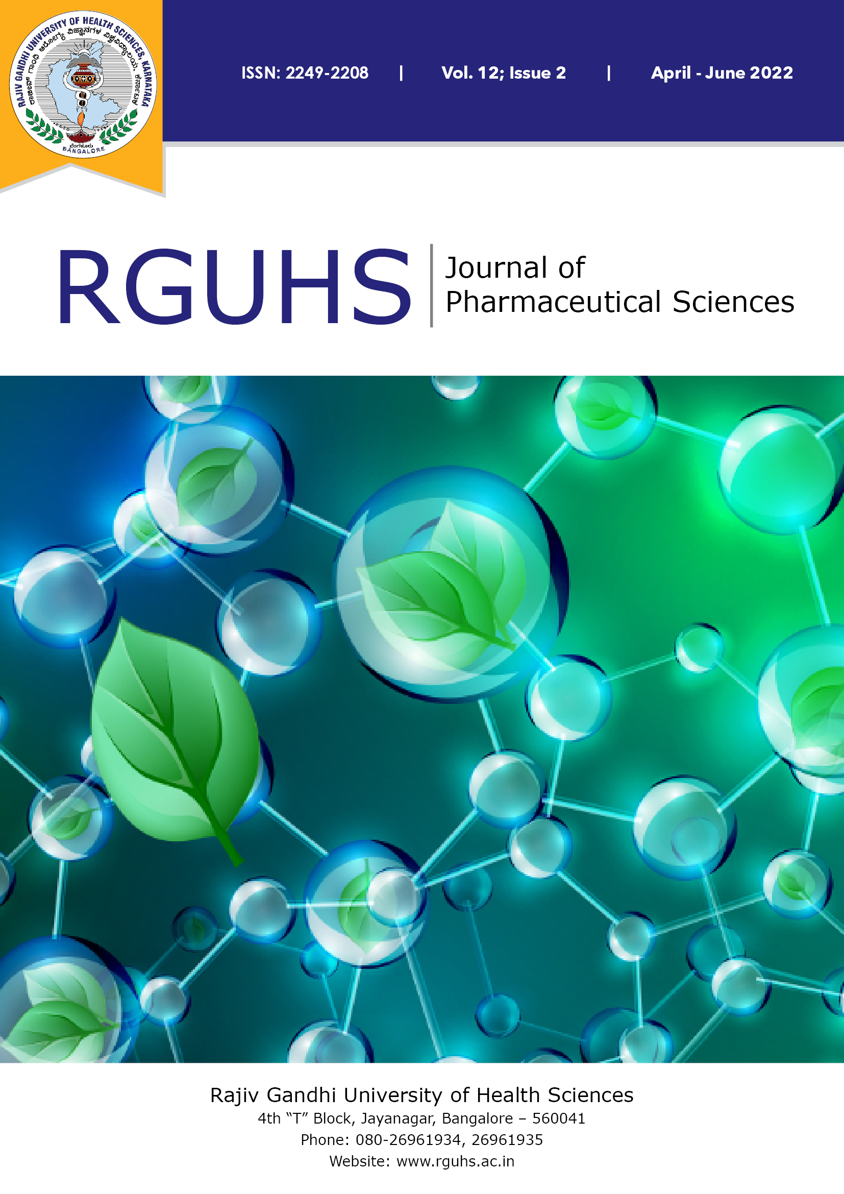 Home | RGUHS Journal of Pharmaceutical Sciences | Journal Grid